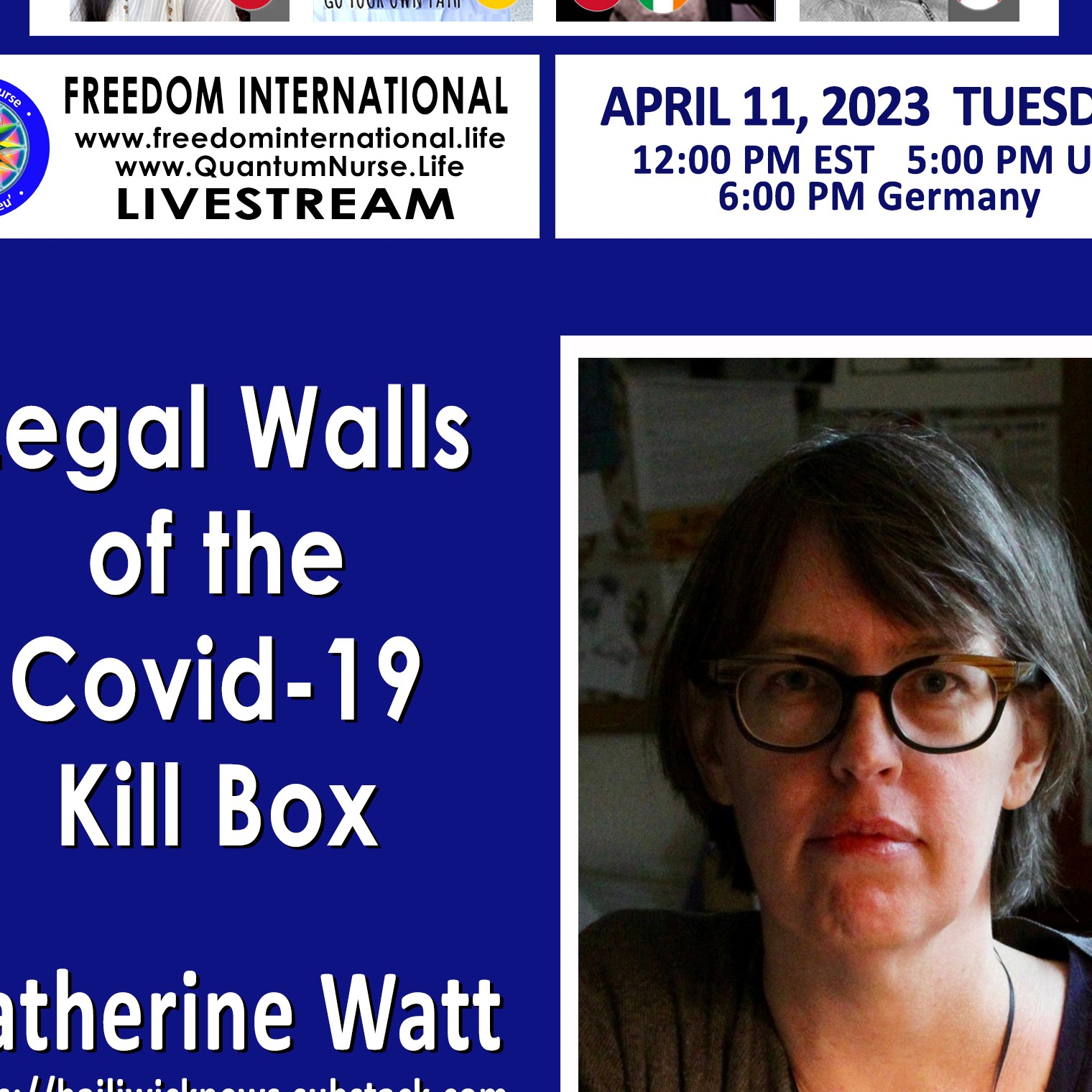 #306-Katherine Watt - ”Legal Walls of the Covid-19 Kill Box” - Quantum ...