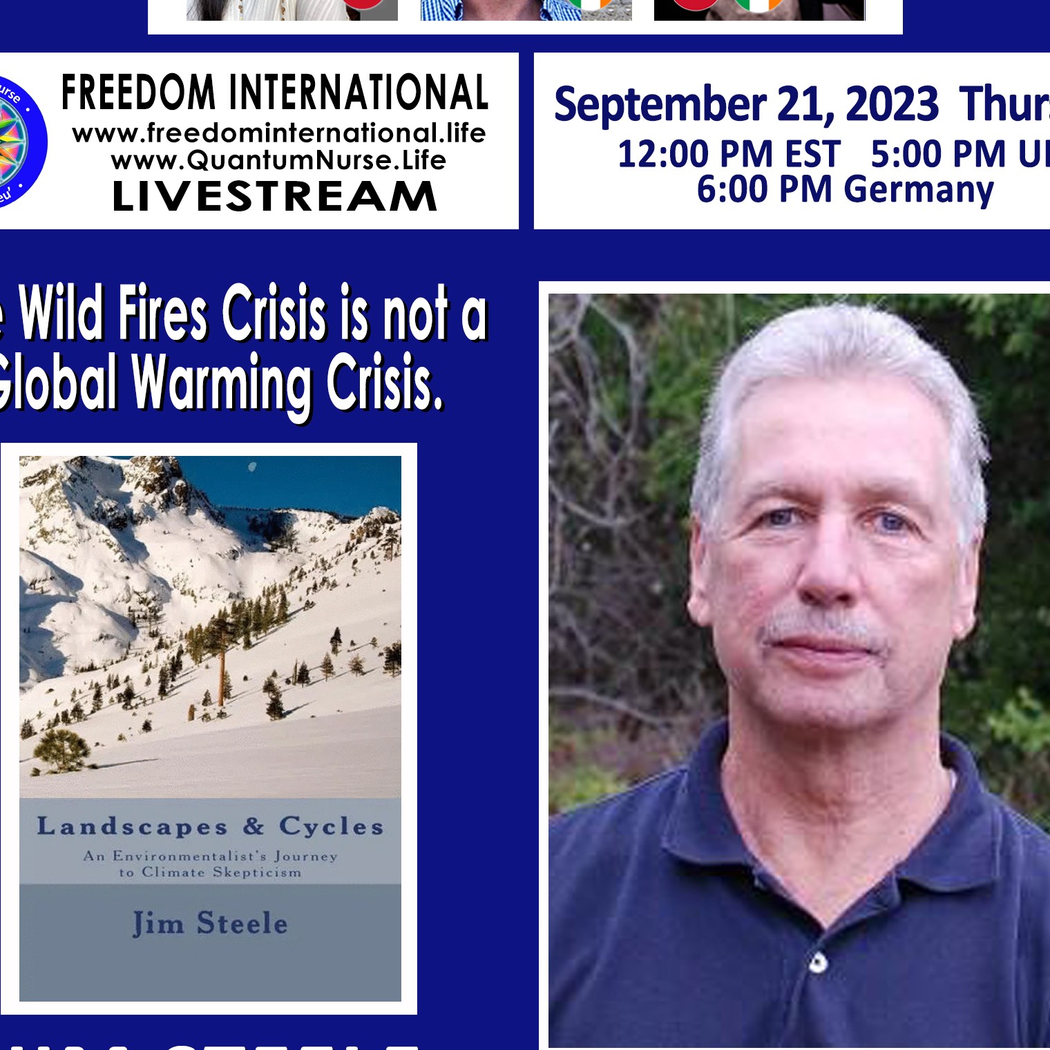 #325- Jim Steele - ”The Wild Fires Crisis is not a Global Warming ...