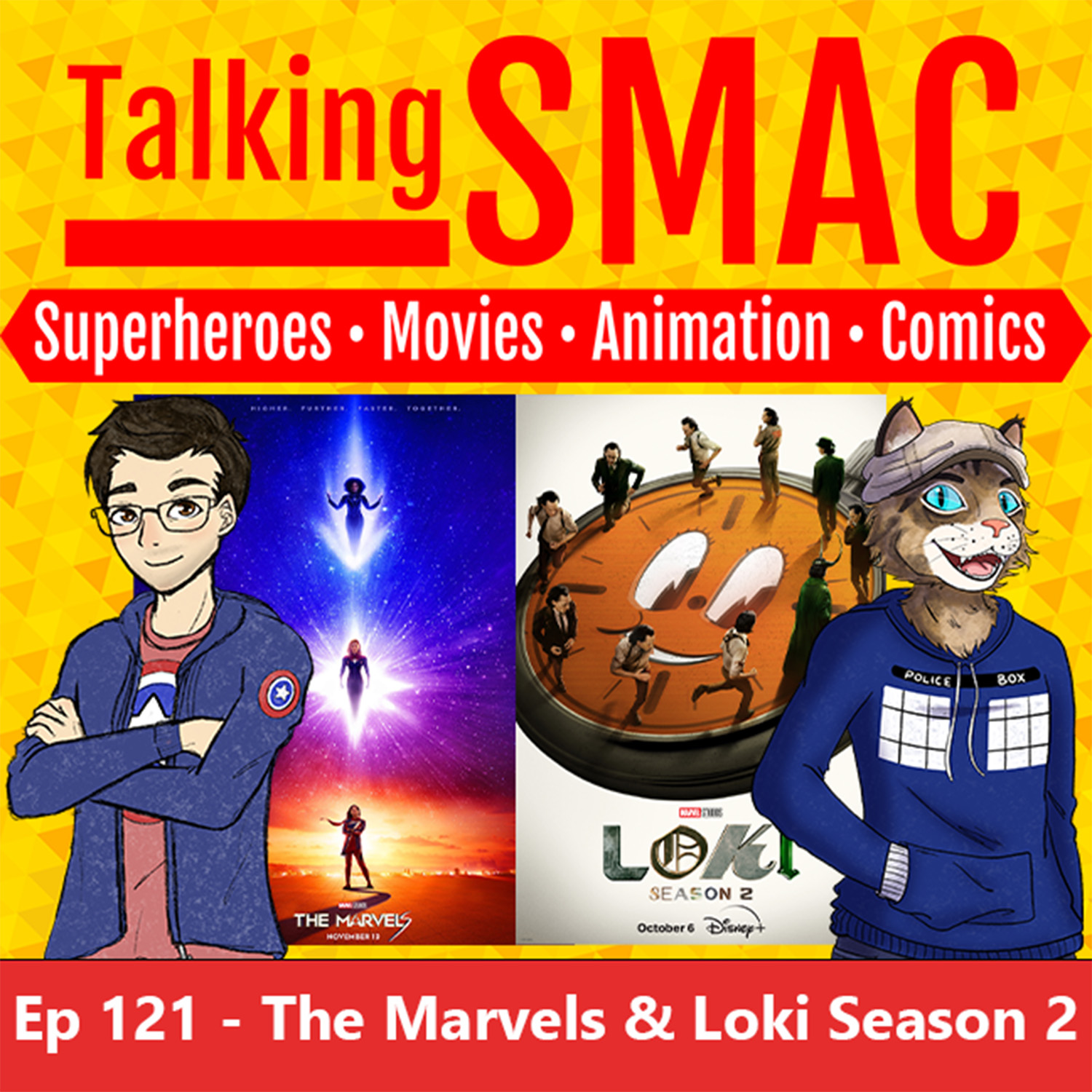 121. The Marvels & Loki Review – Talking SMAC: Superheroes, Movies ...