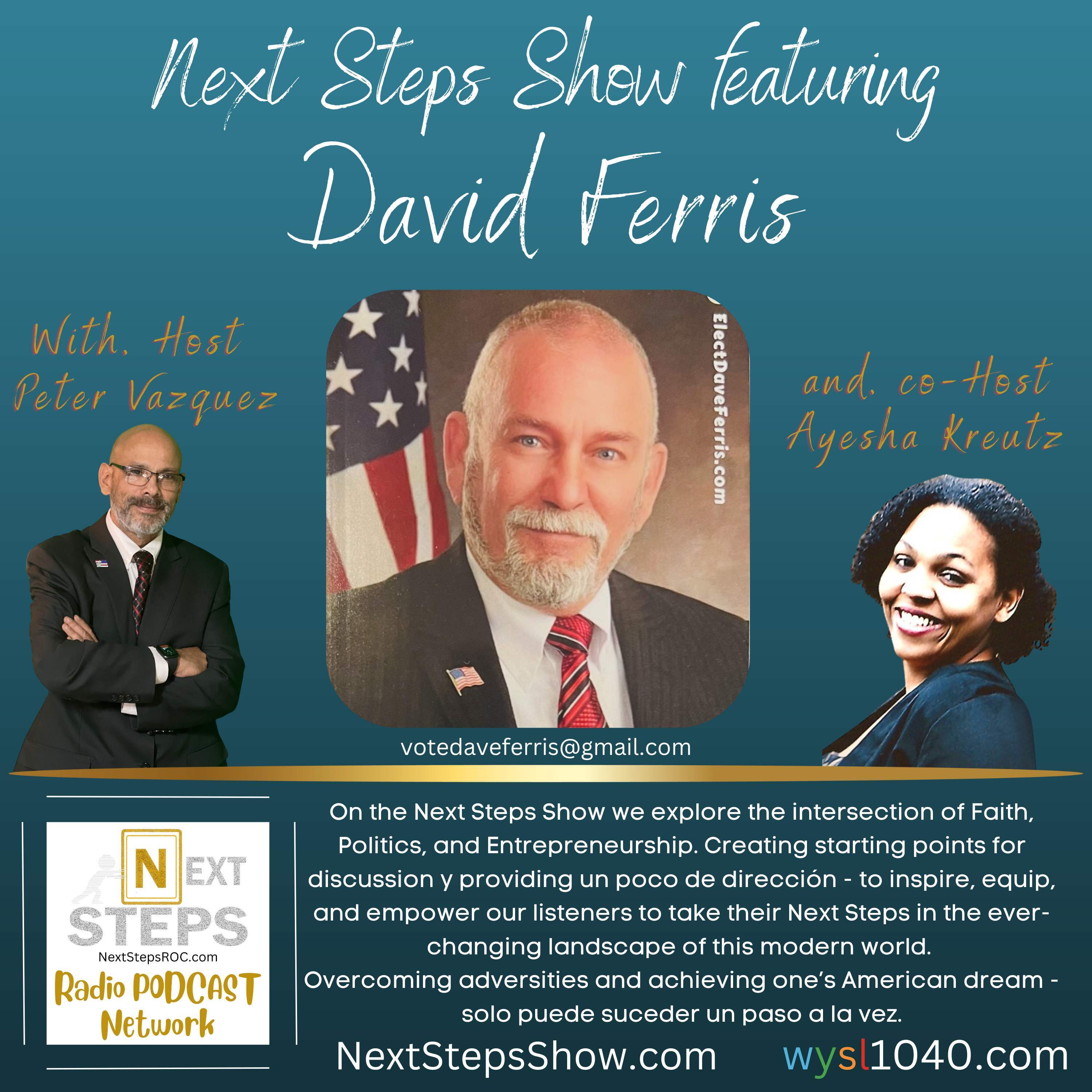 Next Steps Show featuring David Ferris
