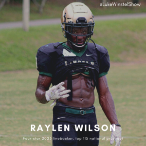 E135: Ft. Raylen Wilson, 4-star linebacker and 2023 top 115 national ...