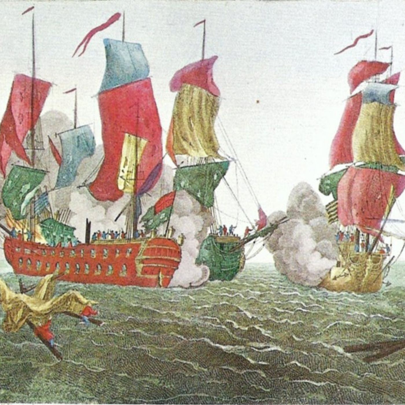 Serapis And Bonhomme Richard Art