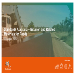 Standards Australia: Bitumen and Related Materials for Roads ...