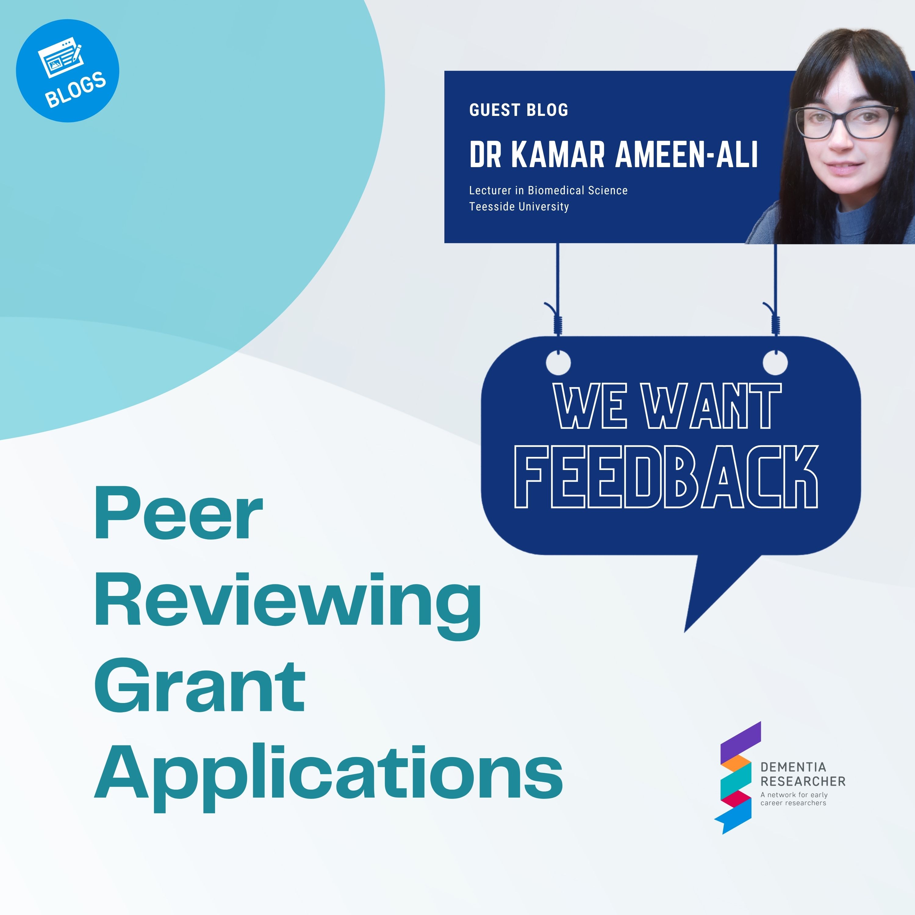 Dr Kamar Ameen-Ali - Peer Reviewing Grant Applications - Dementia ...