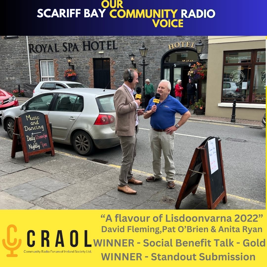 Craol Awards 2023 Nominee - A taste of Lisdoonvarna 2022 – Scariff Bay ...