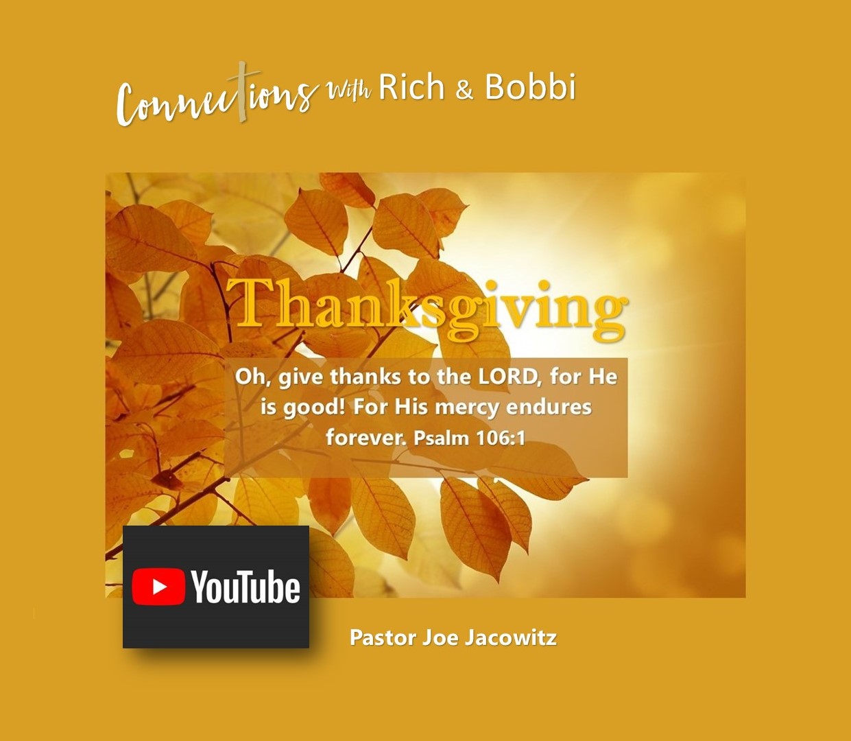 Connections with Rich and Bobbi