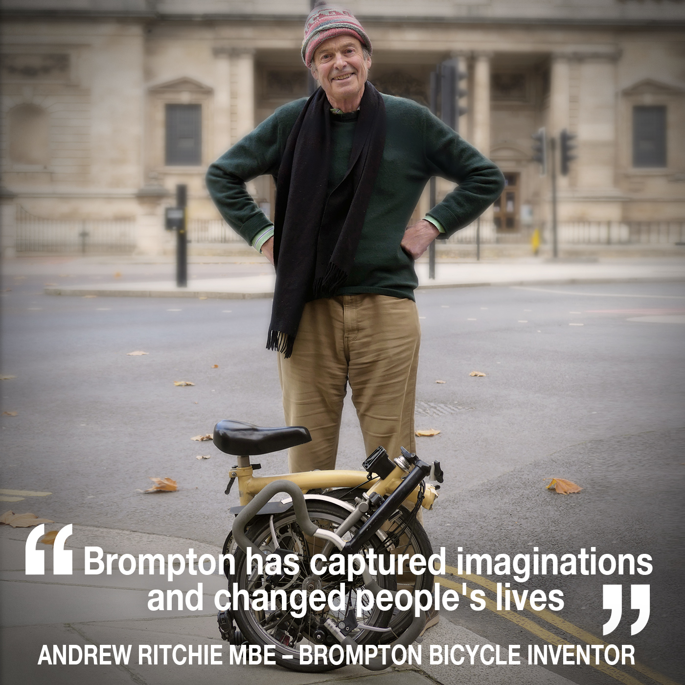 Helen chats to the inventor of the iconic Brompton Bicycle, Andrew ...