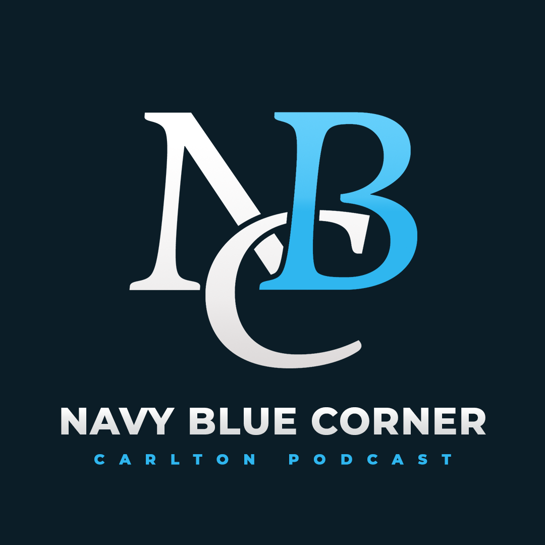 Navy Blue Corner - Carlton FC | Ian Browney and Lachy Lydiard